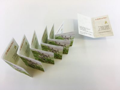 Carte 2 volets pour Restaurant Gastronomique – Offset Quadri sur Rives ...