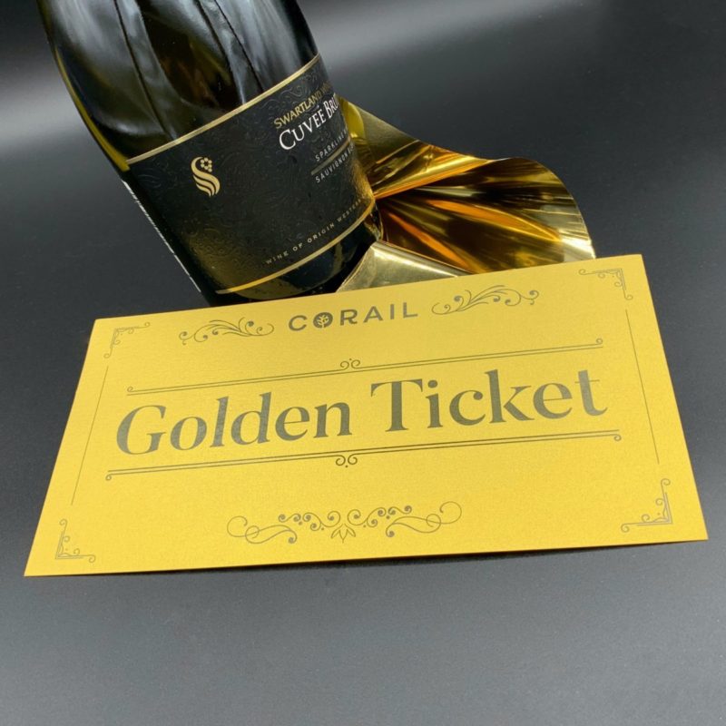 Golden Ticket en papier nacré Sirio Pearl Aurum 300gr/m2 – Ticket d’or ...