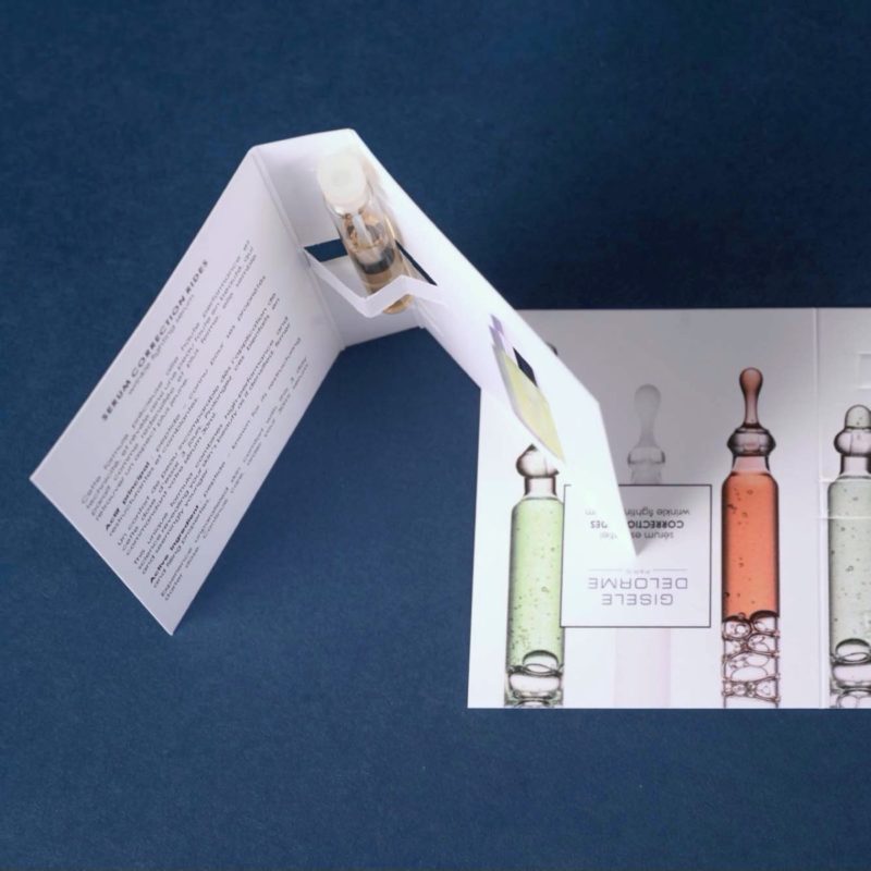 Cartonette échantillon de parfum avec découpe à la forme – Olin extra ...