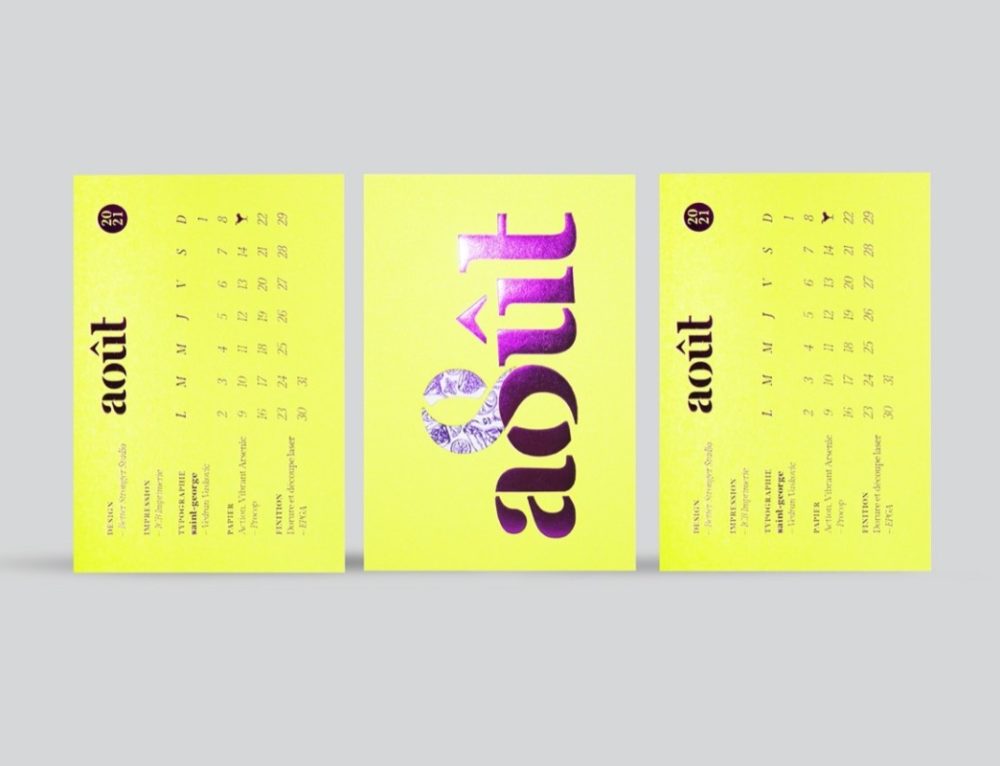 Calendrier Rembordé A4 – Imprimerie ICB