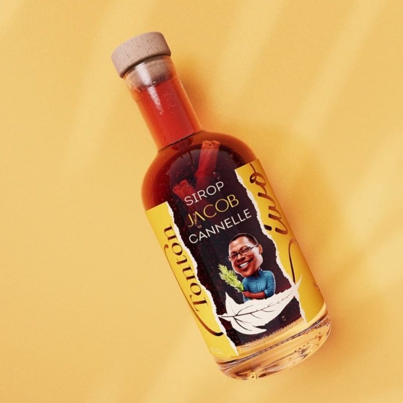 Etiquettes transparentes pour bouteille de Sirop artisanal – Polyester ...